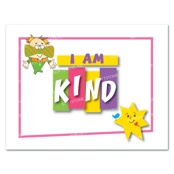 Affirmation Poster, I Am Kind - SoftStone, Inc. | EQ for Children